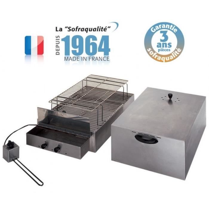 Fumoir électrique - 2 étages - L 715 mm - Sofraca - Cdiscount Jardin
