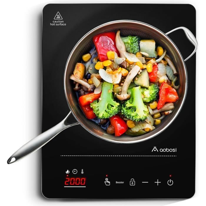 Aobosi Plaque de cuisson à induction,plaque à induction portable, 10 ...