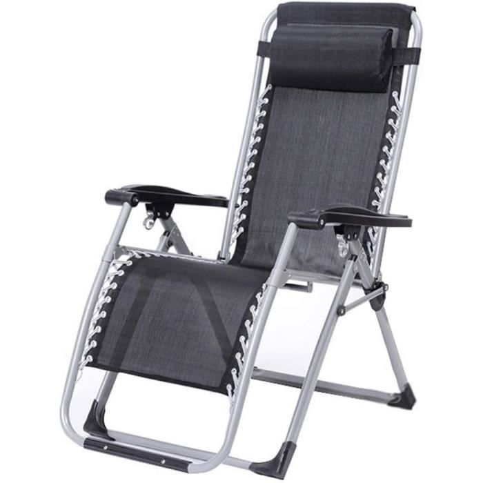 Transat Pliante Fauteuil Mobile Réglable En Multi-Positions Avec Appui ...