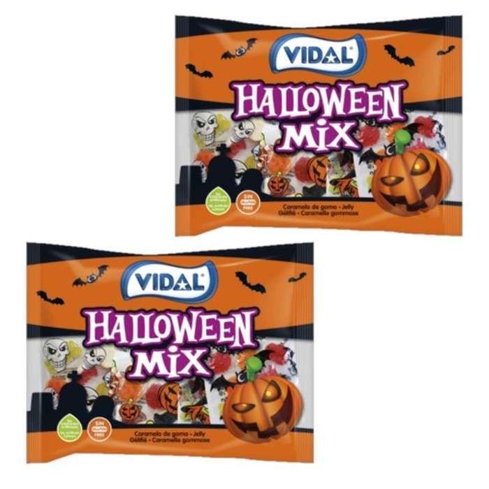 Vidal - Lot 2x Bonbons Halloween mix - Sachet 800g - Cdiscount Au quotidien