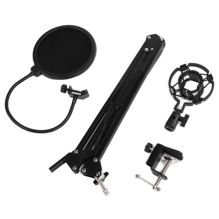 Support de micro réglable de bureau Support de micro à Suspension ...