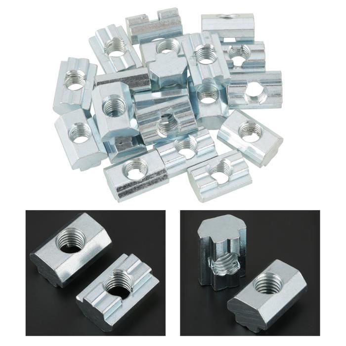 YOSOO écrou profilé en aluminium Écrou coulissant en T en acier au ...