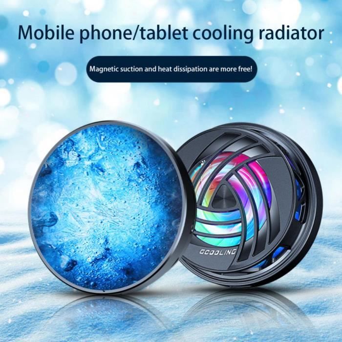 Smartphone Cooler Magnetic Radiator Charger Phone Cooling Fan Cool Heat ...