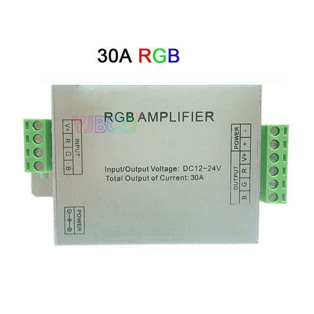 APPAREIL DE COMMANDE LED,30A RGB Amplifier--Amplificateur de puissance ...