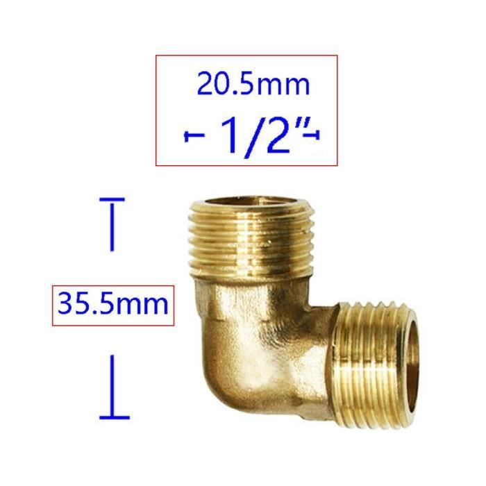 1I2 elbow -Séparateur d'eau en laiton 1-4 "1-2 3-4 1 pouce, connecteur de filetage femelle mâle ...