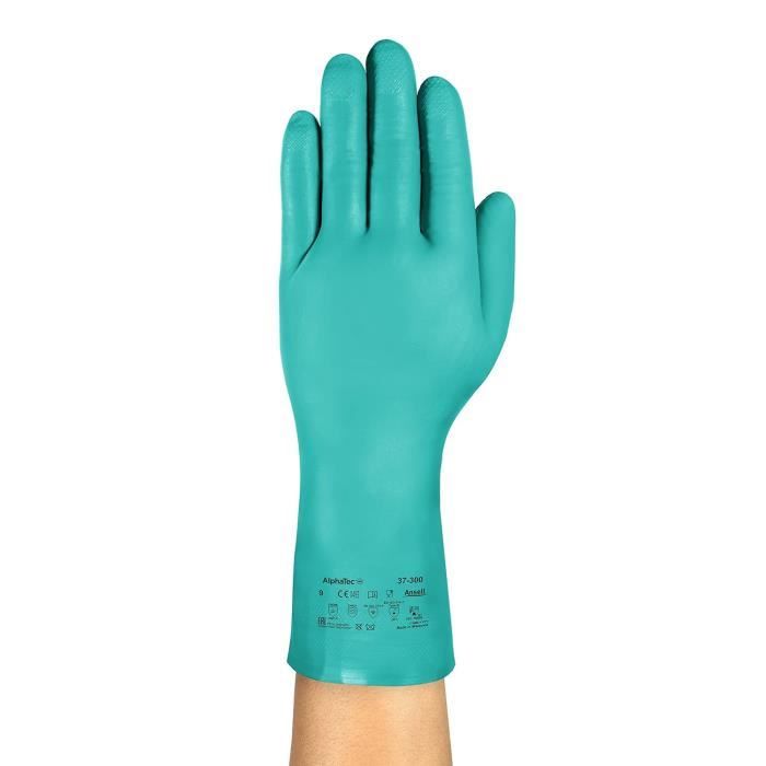 Alphatec 37-300 Gants De Travail En Nitrile, Longs Et Réutilisables ...