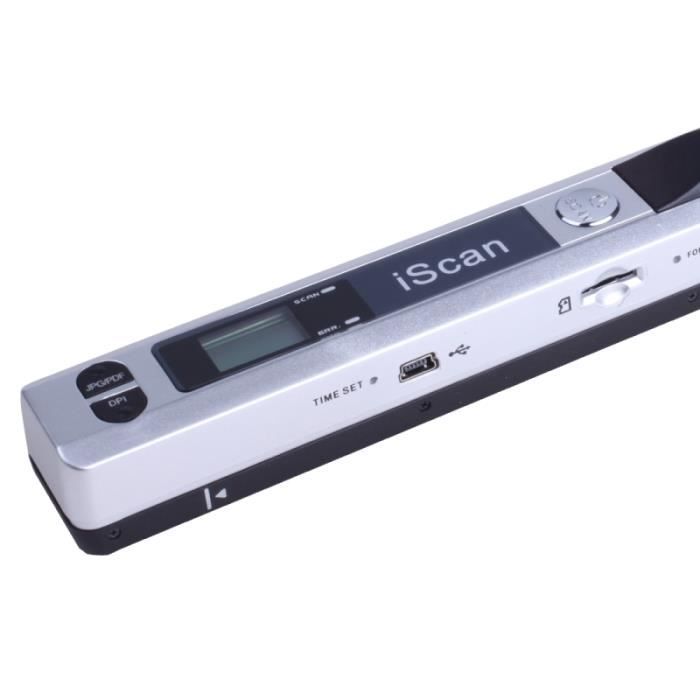 Scanner portable Document mobile à main avec affichage LED Contact ...