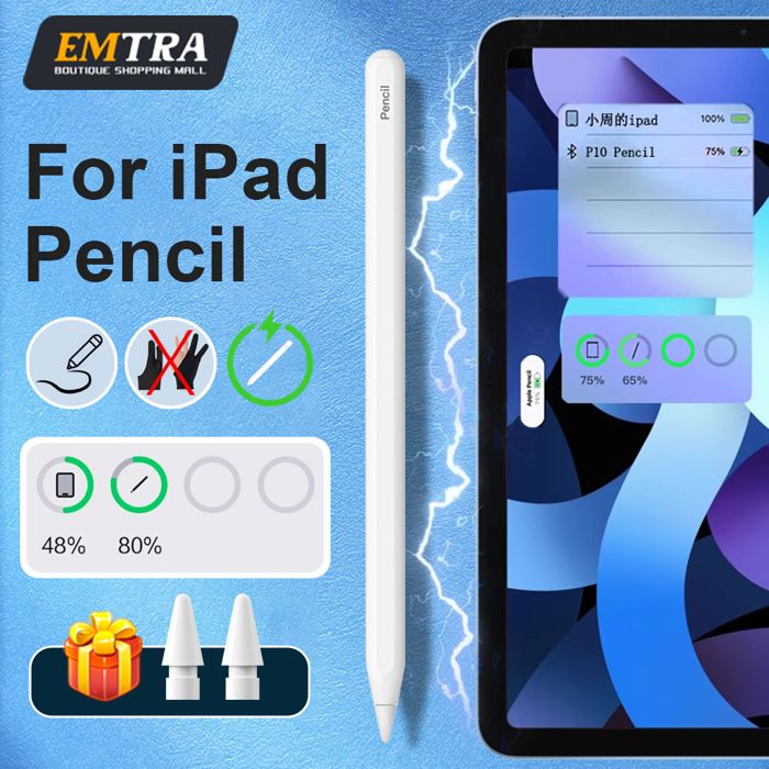 Stylet à rejet de paume pour Pencil 2, chargement magnétique, pour IPad ...