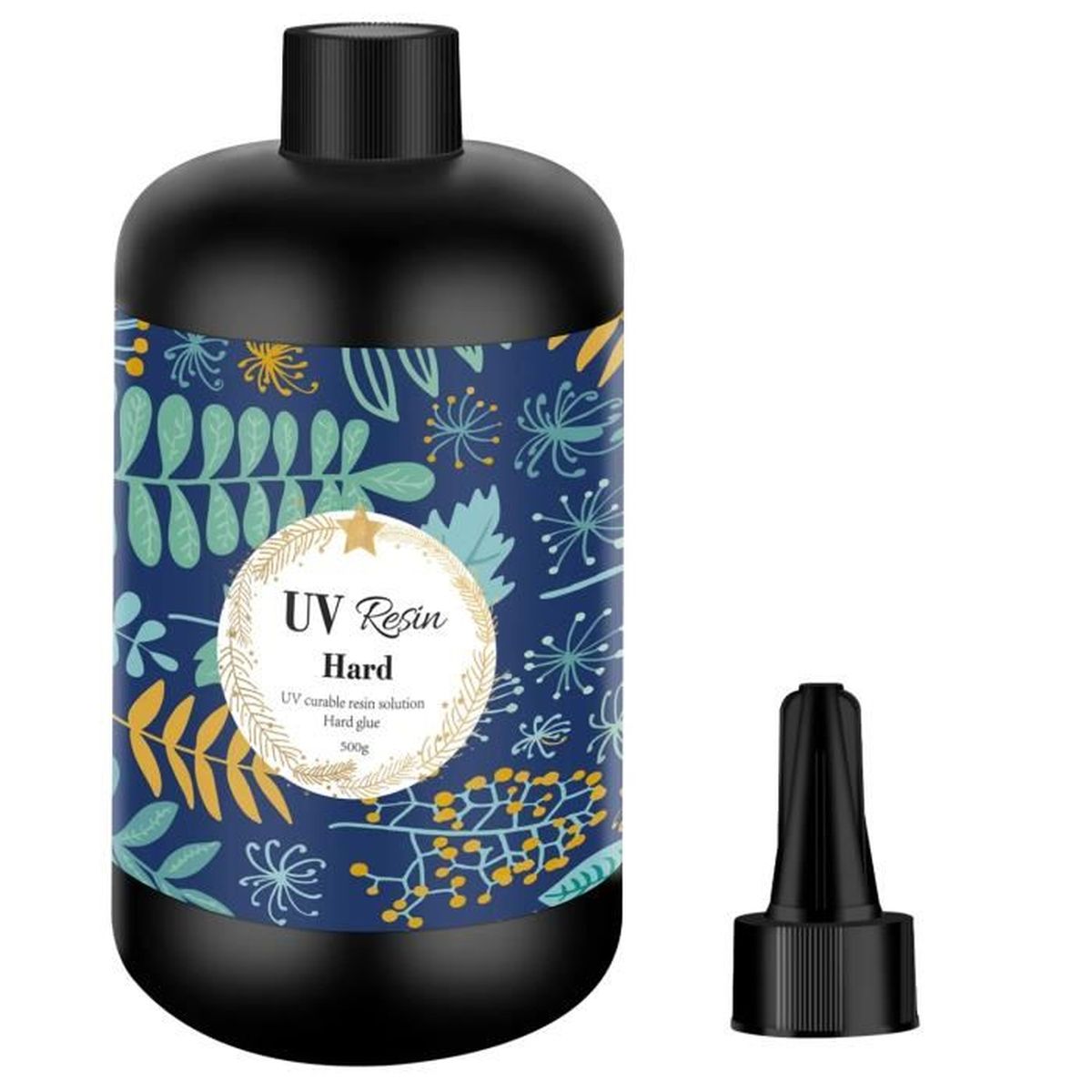 500g Colle Dur en Résine UV Transparente, Ultraviolet, Solaire, Durcissement, Lumière ...