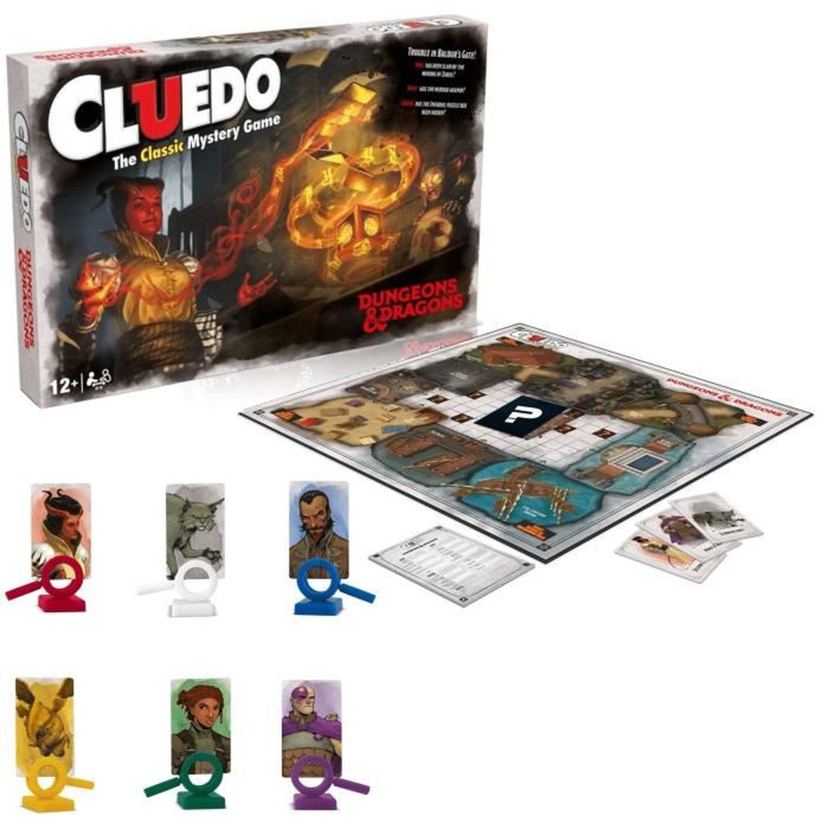 Jeu de détective social Cluedo Donjons et Dragons Version anglaise - Cdiscount Jeux - Jouets