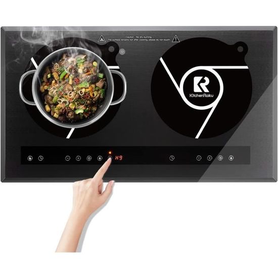 KitchenRaku 2 Pièces Protection Plaque Induction,Protection Plaque de ...