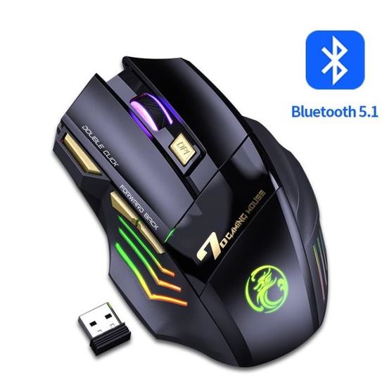 SOURIS,Bluetooth Mouse--souris de jeu ergonomique sans fil, bouton Fire ...