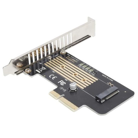 NGFF M.2 NVME Adaptateur M.2 vers PCI‑E3.0 Carte d'extension PCIE 4X Convertisseur M Key NGFF ...