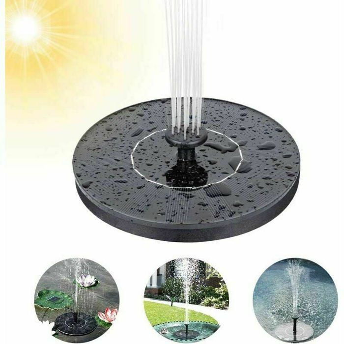 Fontaine Solaire Extrieure Mini Fontaine Flottante avec 7 Styles pour ...