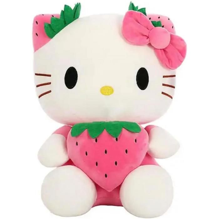 Hello Kitty Poupée Peluche Rose Fraise Style Jouets En Peluche Cadeaux ...