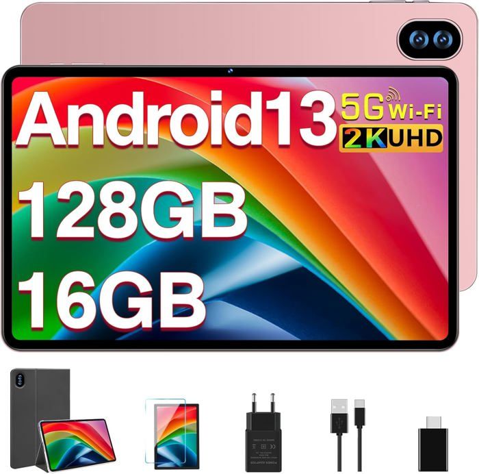 Tablette 12 Pouces Écran 2K Octa-Core 2.0 Ghz Android 13,Tablette ...