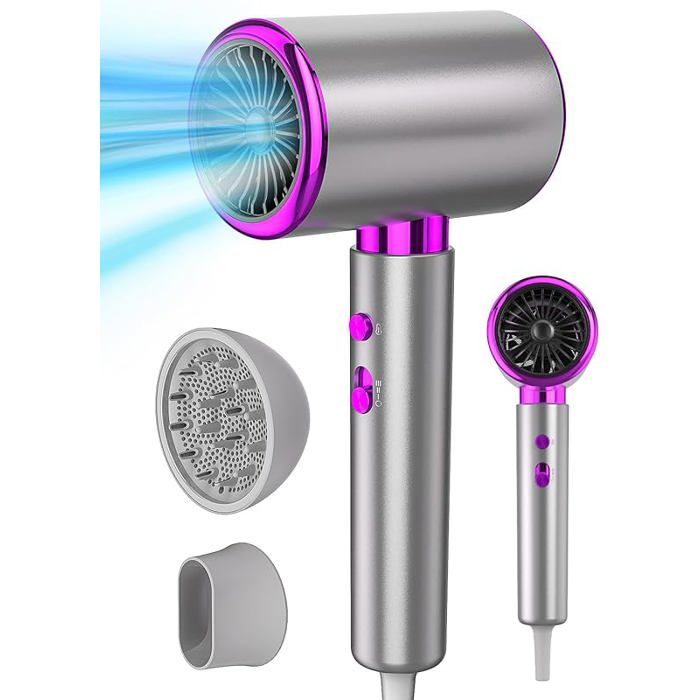 Hair Dryer 2400 W Professional Hot and Cold Hair Dryer Powerful 3 ...
