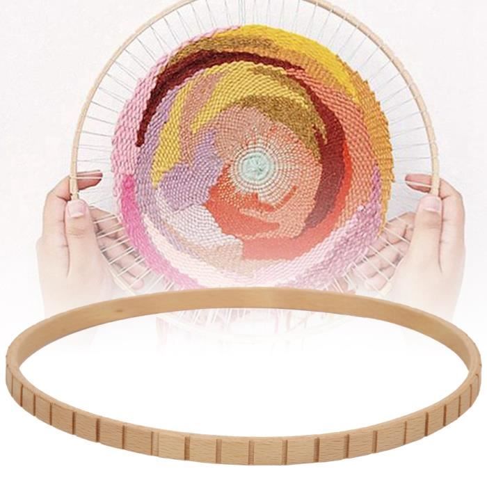 Outil De Tricotage Machine À Tricoter En Bois Manuel Bricolage 19Cm ...