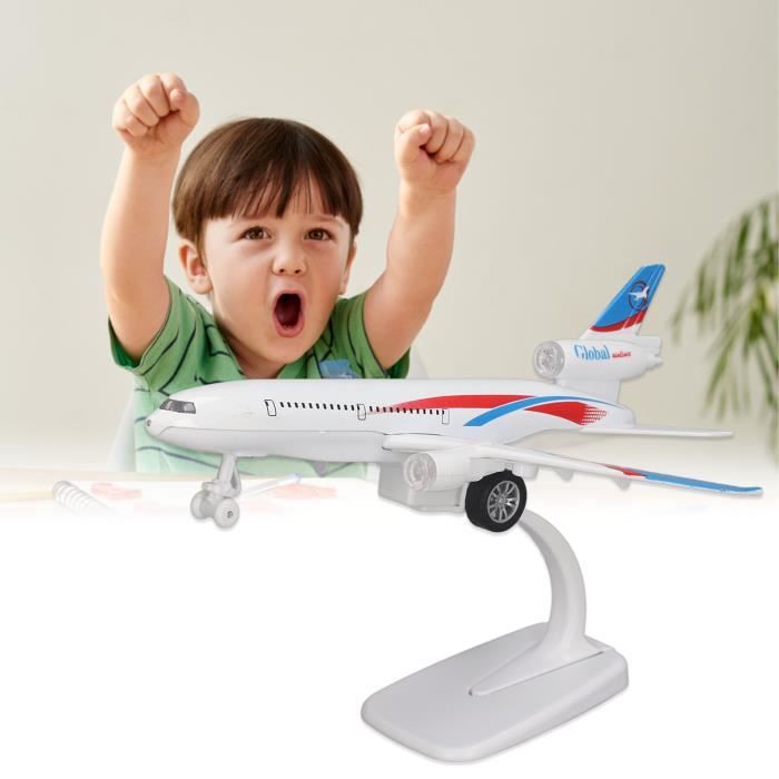 Modèle d'avion moulé sous pression en alliage, environ 19x5x17.5cm, cadeau idéal pour ...