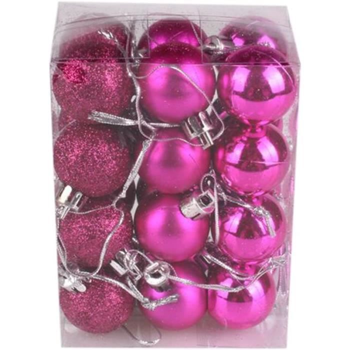 36 Pièces Boules De Noël,Boules De Noël Ensemble,3Cm 24 Pcs, 4Cm 36 Pcs.Boules De Noël Or ...