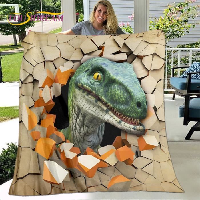 KJSD-1835 Couverture de dinosaure de dessin animé 3D pour enfants ...