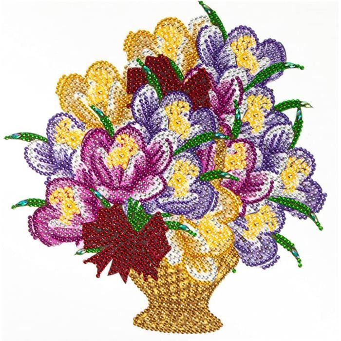 Diy 5D Diamant Peinture Forme Spéciale Strass Crystal Diamond Painting ...