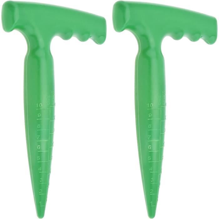 Lot De 2 Perforatrices En Plastique Vert Pour Semis De Semis, Semis ...