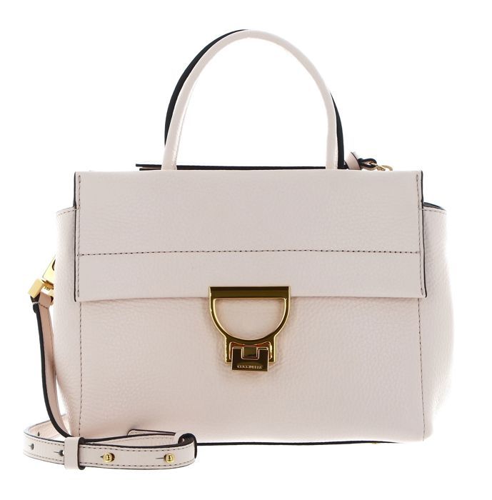 COCCINELLE Sac à main rose en cuir pour femme - Arlettis Handbag ...