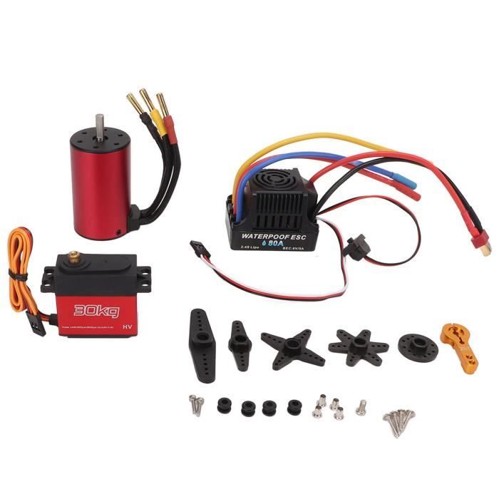 Fafeicy moteur sans balais 3300KV Kit moteur sans balais ESC 3300KV ...