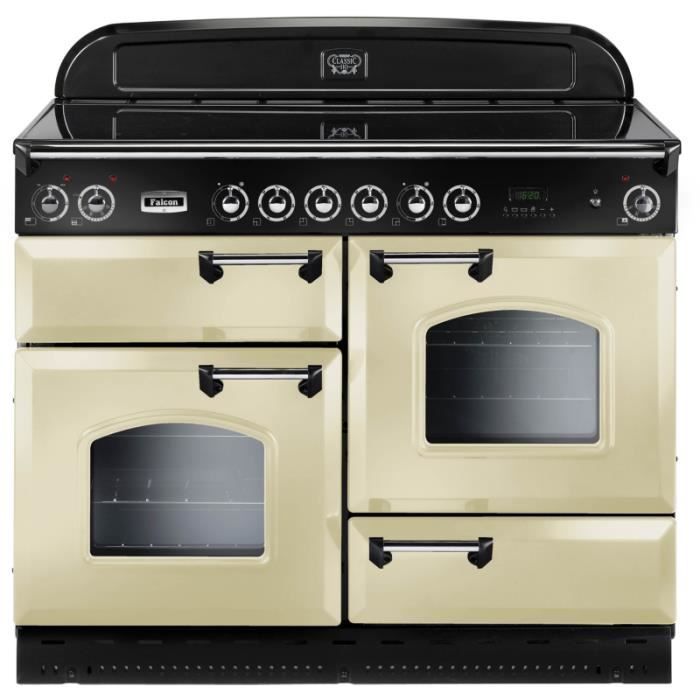 Piano de cuisson induction Falcon CLASSIC110 VITRO CREME CHRM ...
