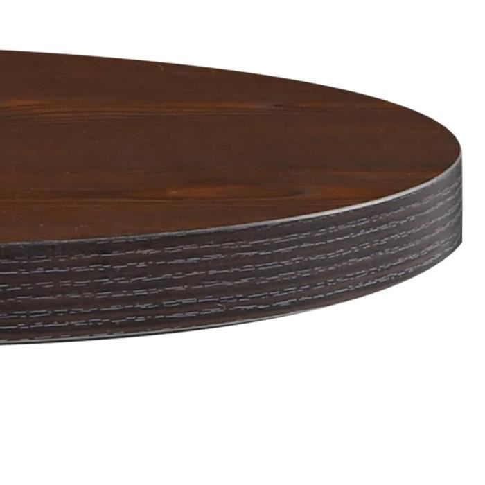 LE SHOP Table de bistro Marron foncé 50 cm MDF - Haute qualité ...