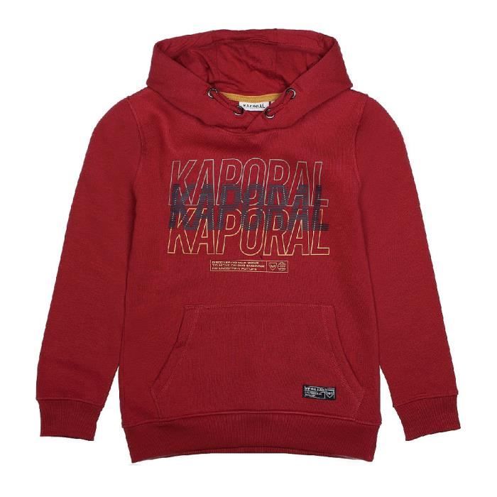 Sweat Rouge Garçon Kaporal Jenso Red - Cdiscount Prêt-à-Porter