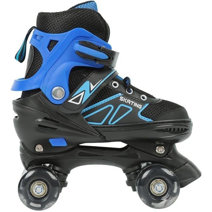 HUOLE. Patin à roulettes Enfants Patin Ajustable Roller Quad Réglables ...