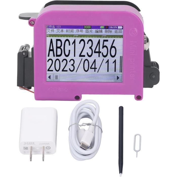 Machine De Codage À Jet D'Encre À Séchage Rapide À Écran Tactile Led ...