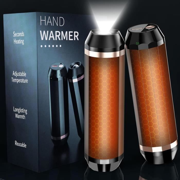 2X Chauffe Main Rechargeable, chaufferette Main reutilisable électrique ...