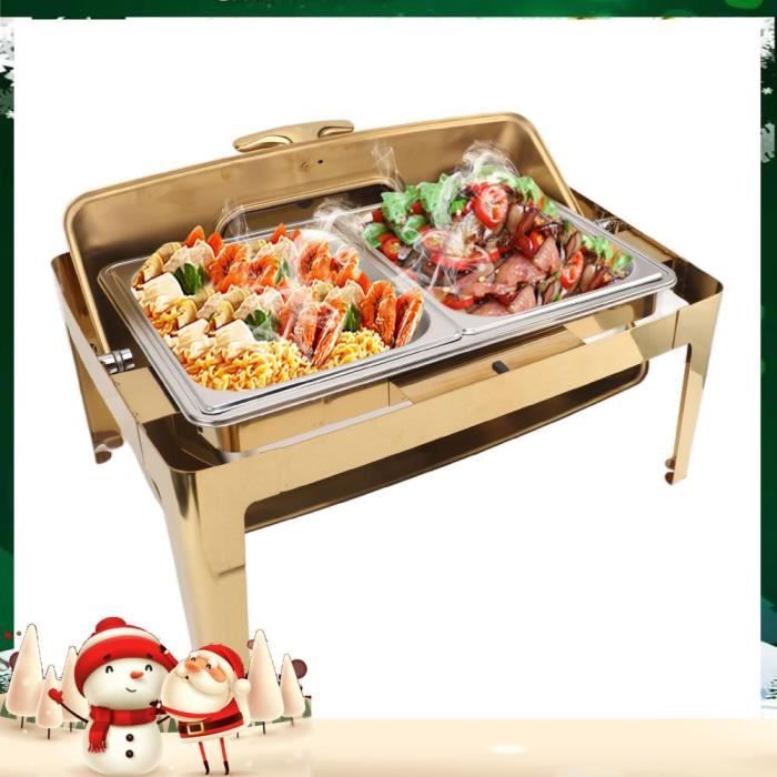 BEL-Réchaud Chafing Dish inox Buffet Chafer 9L Buffet restauration ...