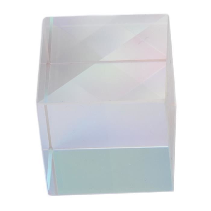 VBESTLIFE prisme de cube de couleur rvb Prism Cube Optical Glass RGB ...
