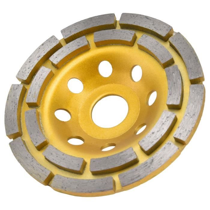 Cen Disque De Meuleuse D'Angle Meule Diamantée À Double Rangée De ...