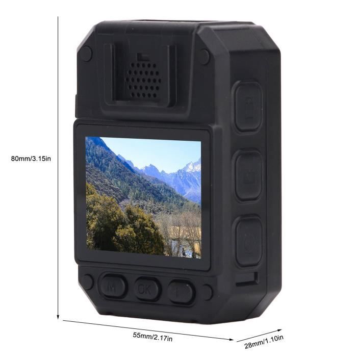Caméra Portée Sur Le Corps Enregistreur Vidéo Portable Avecnocturne ...
