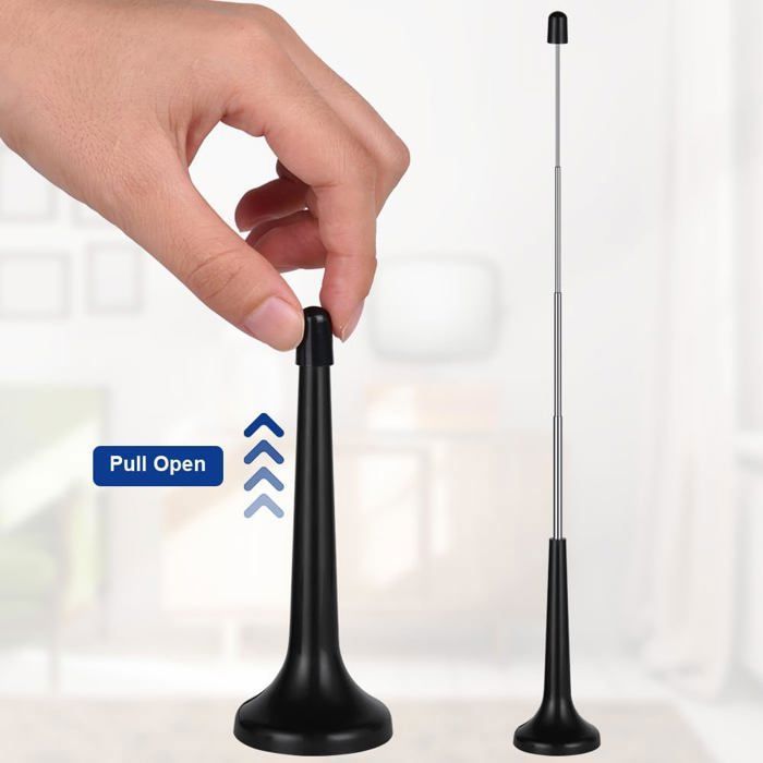 Antenne Radio FM Dab 75Ohm Antenne FM Télescopique Intérieur avec 3 ...