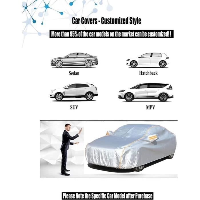 Housse Voiture Pour Audi Q2,Bâche Protection Voiture Extérieure ...