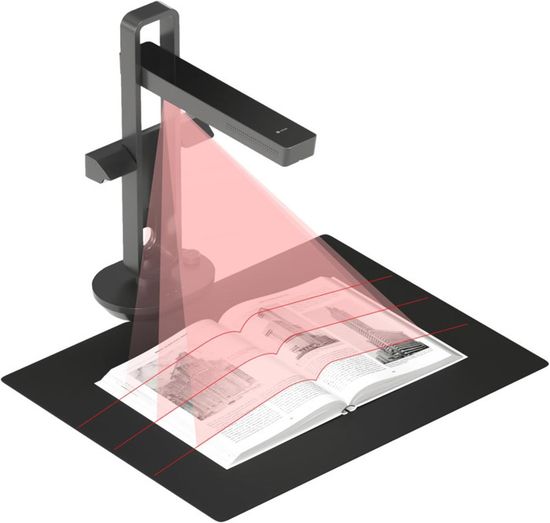 Aura Pro Scanner de livres portable 14 MP Scanner de documents Scanner ...
