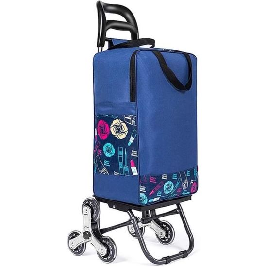 Chariot De Course Pliable À Roulette,2 en 1 Caddie Courses Diable ...