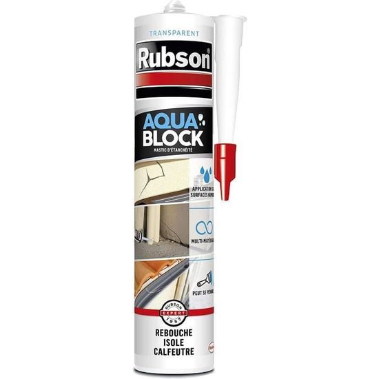RUBSON Aquablock Mastic cartouche transparente 280ml.[Z1223 ...