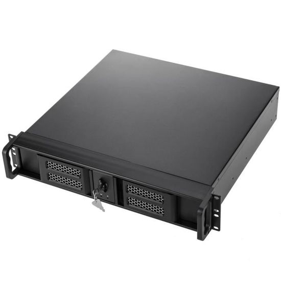 CableMarkt - Boîtier de montage en rack 19" noir IPC Micro-ATX Mini-ITX ...