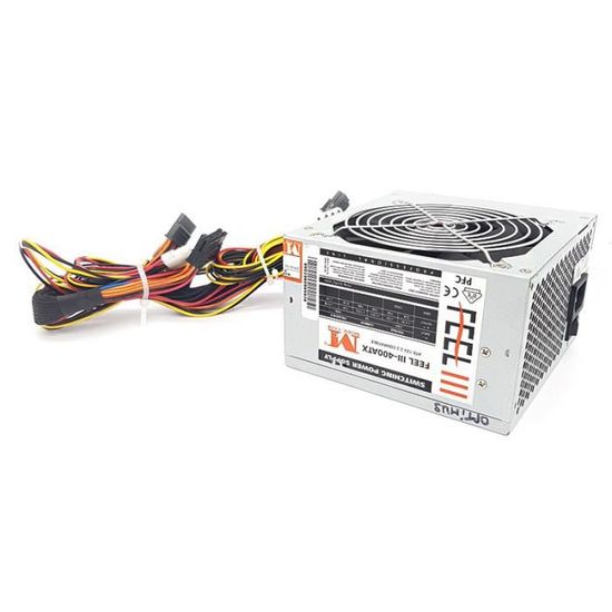 Alimentation PC Modecom Feel III-400ATX 400W ATX PCI-E SATA MOLEX ...