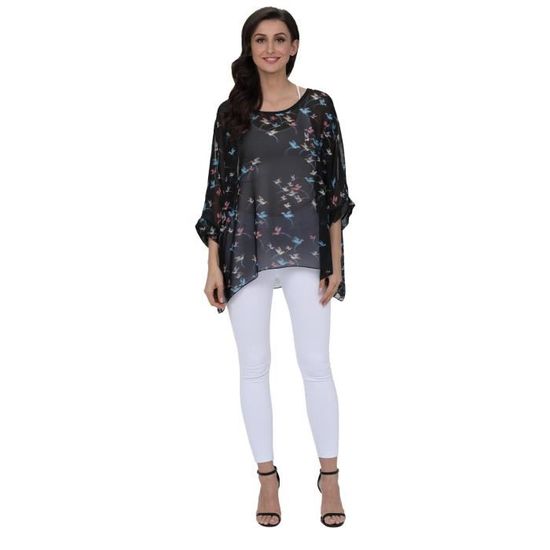 Chemise,Tunique de plage en mousseline de soie pour femmes,chemises en ...