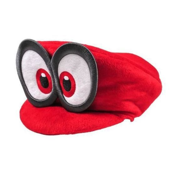 Nintendo Cap Cappy, Noir, Rouge, Blanc, Super Mario, Cap Cappy, 1 pièce ...