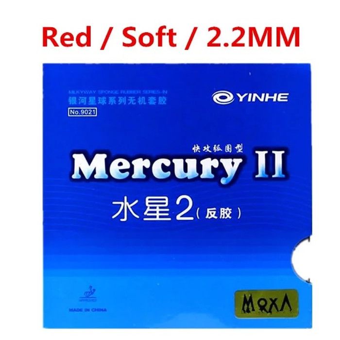 Yinhe-Caoutchouc Mercury 2 pour raquettes de tennis de table,picots en ...