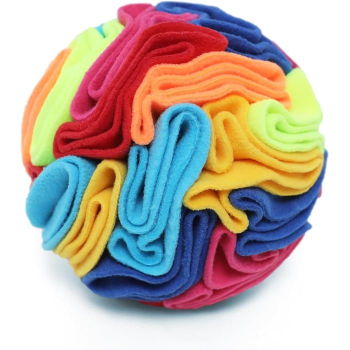 Snuffle Ball pour Petits Chiens Jouet Interactif avec Sac de Rangement ...